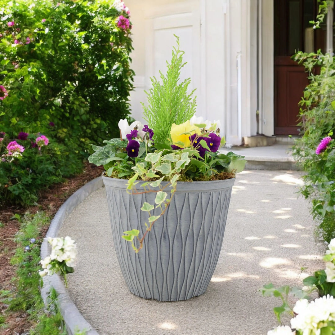 Seasonal Planted Container In 26cm Pot - Plants By Post